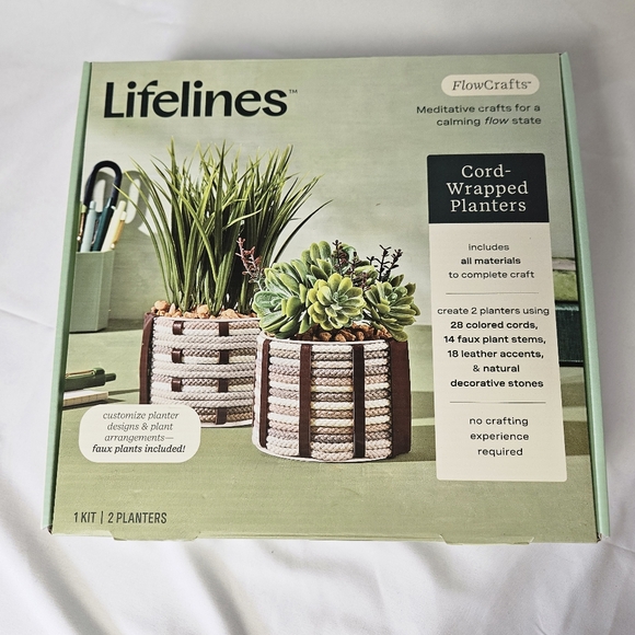 Other | Lifelines Cordwrapped Planters Crafting Kit | Poshmark